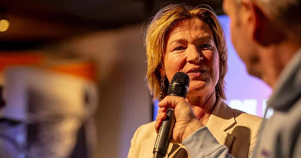 Brigit van Dijk leads the list of winners at the award ceremony of ...