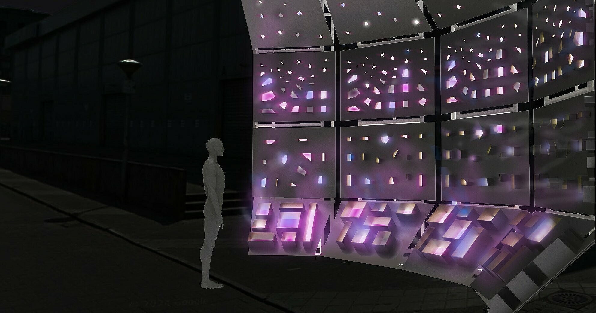 From a small idea to a life-size light installation